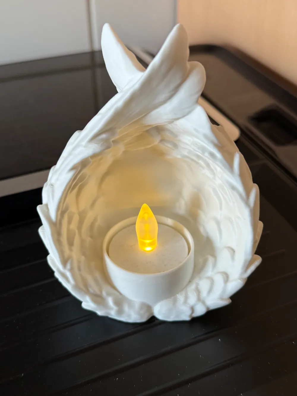 LED Tea Light Angel Wings by Talvor MakerWorld: Download Free 3D Models