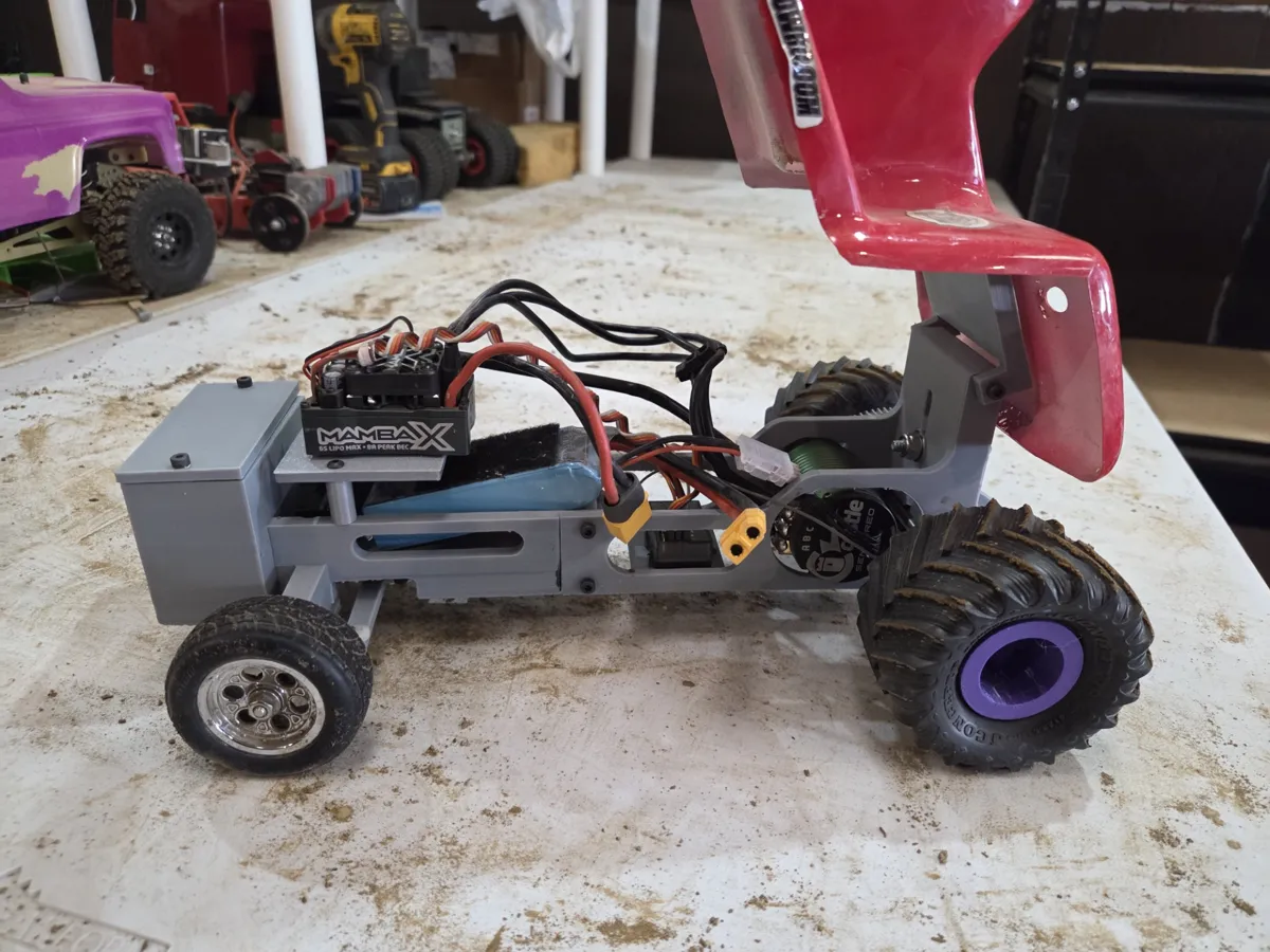 Rc pulling Garden tractor for losi tires - Free 3D Print Model - MakerWorld