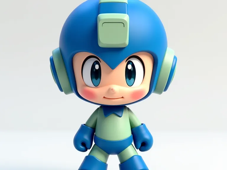 Mega Man Chibi by THOMSOH - MakerWorld