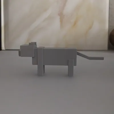 Minecraft Cat by AtzeDiggiBro MakerWorld: Download Free 3D Models
