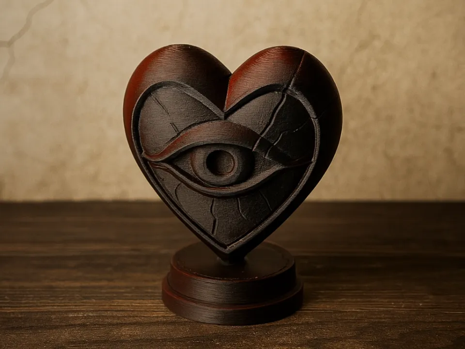 The Seeing Heart – Guardian of Feelings - Free 3D Print Model - MakerWorld