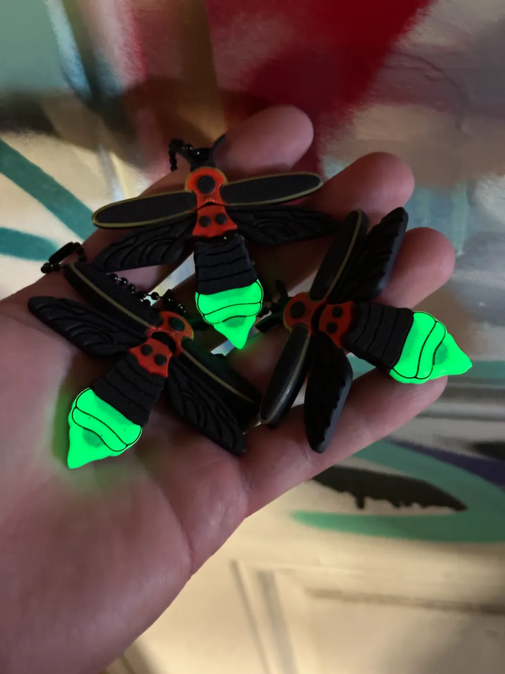 Lightning Bug Firefly Keychain - Articulated Flexi by Justin Koch ...