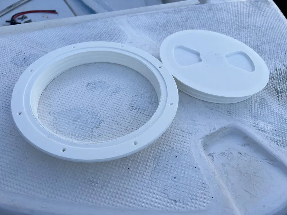 Remix 8" Round inspection hatch cover - Free 3D Print Model - MakerWorld