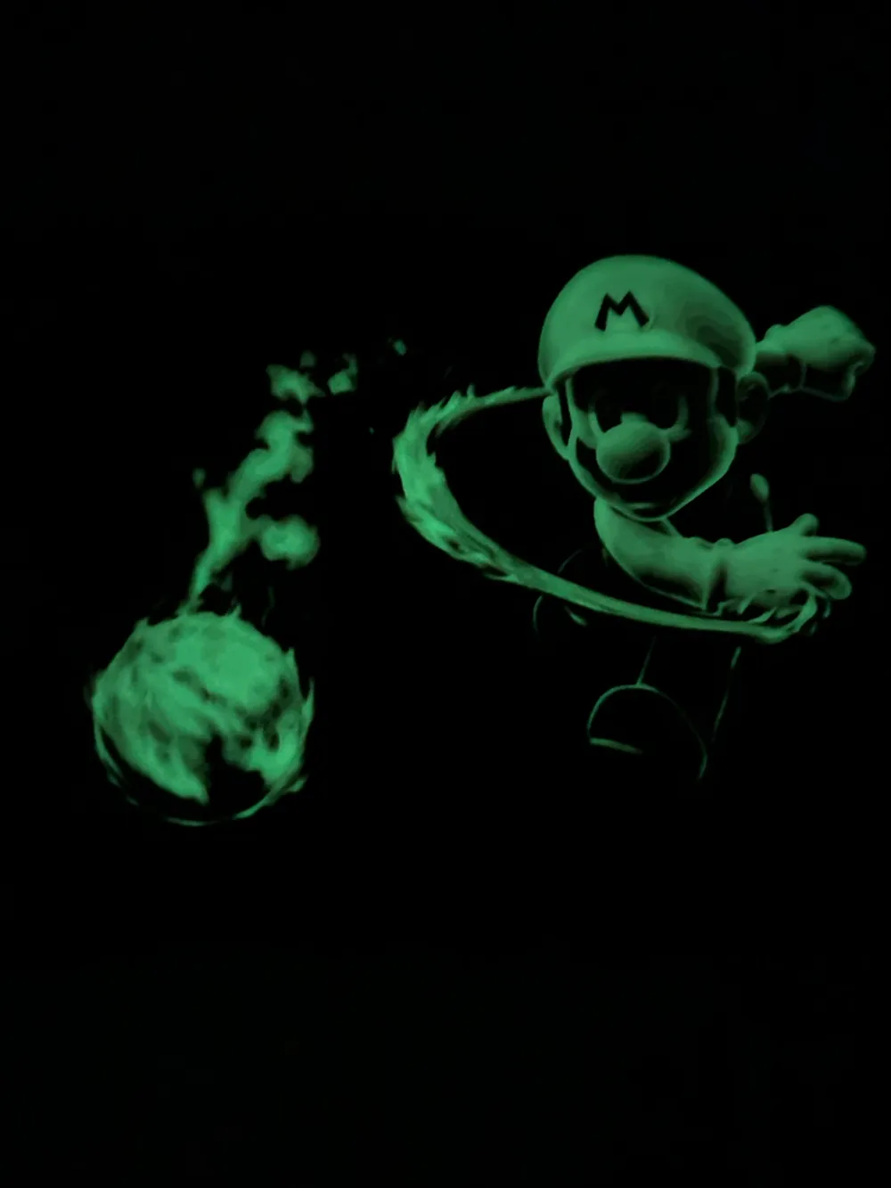 Mario Flame Toss Poster + Glow in the Dark! by tbosley02 - MakerWorld