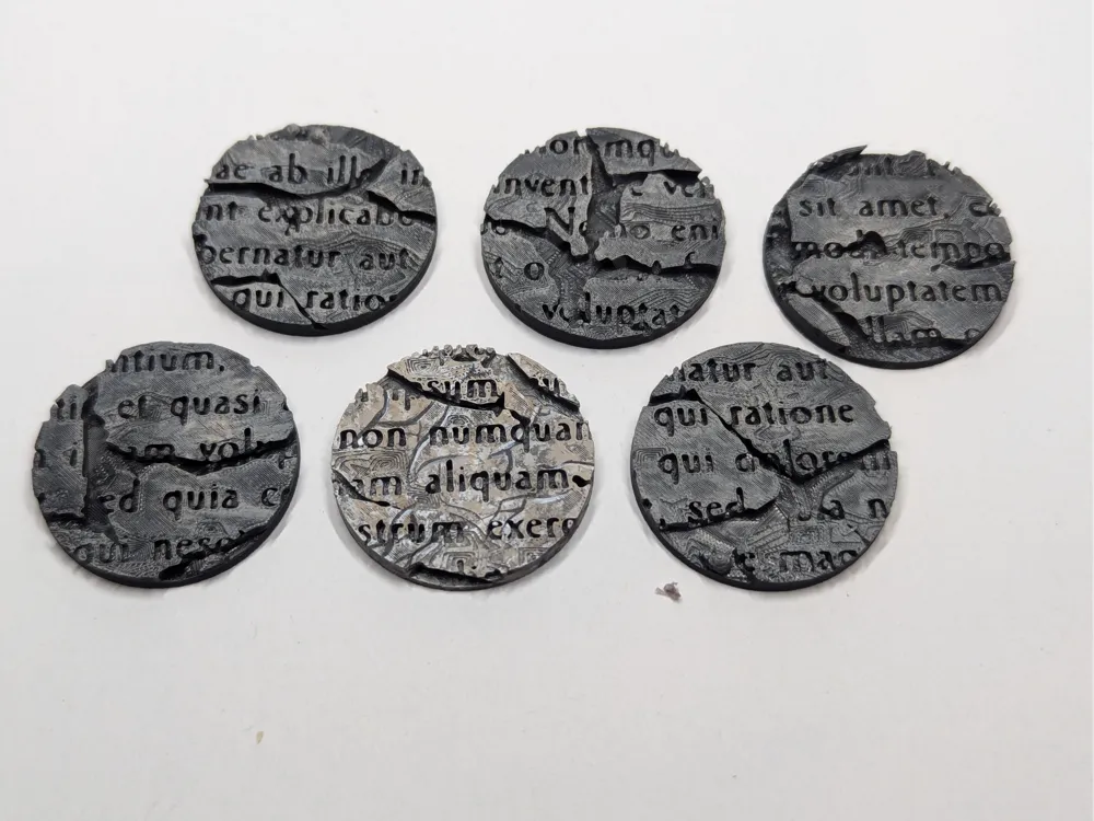 Temple Base Topper 28mm 32mm DnD Grimdark Marble by DaChemika ...