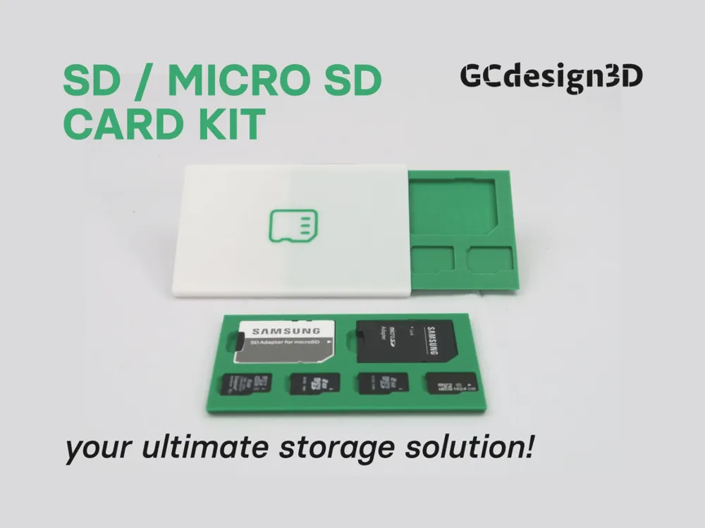 Sd / Micro Sd Card Kit (customizable, read descr) by GCdesign3D ...