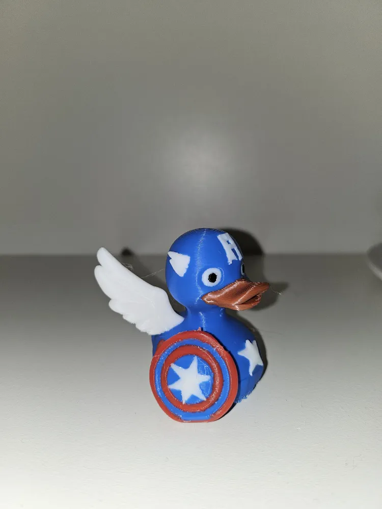 Captain America Sam Wilson Duck by Kipster MakerWorld: Download Free 3D ...