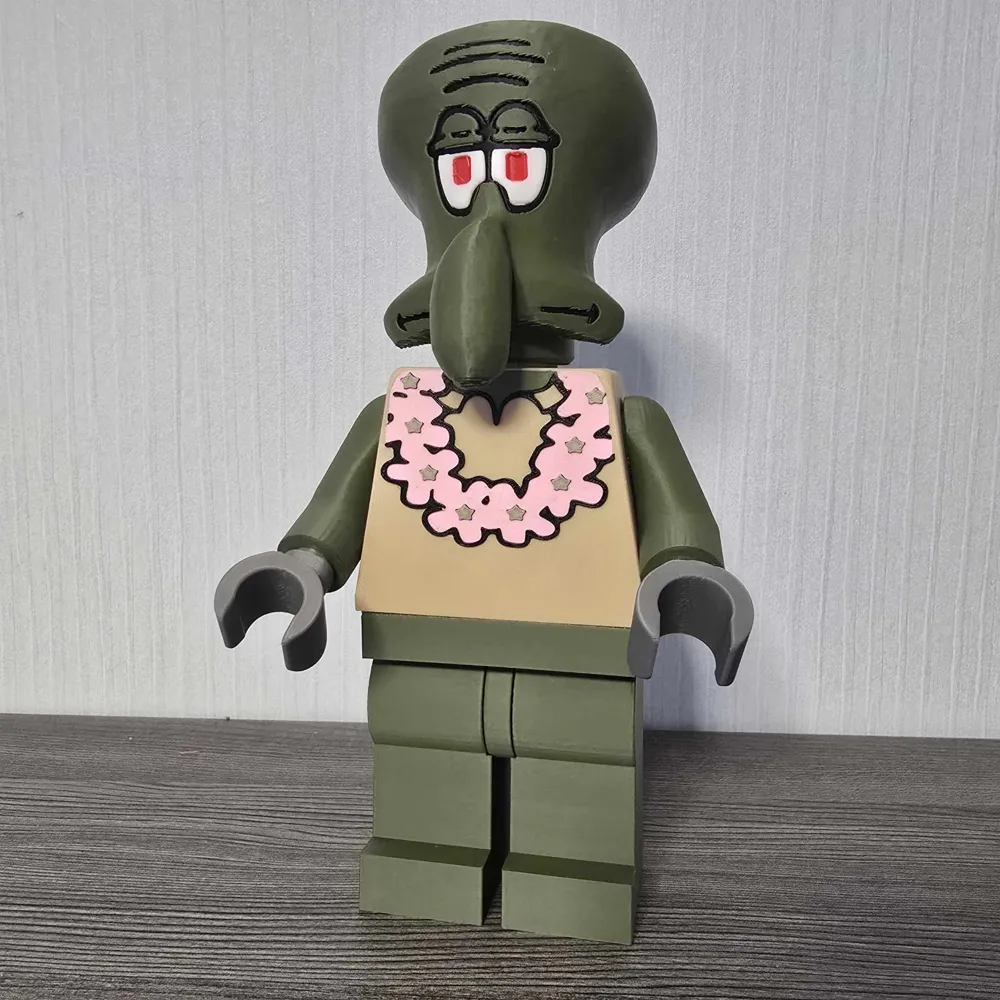 Squidward Tentacles - SpongeBob * 500% ~22cm - Free 3D Print Model ...