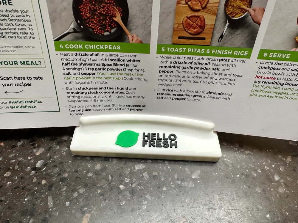 Hello Fresh Recipe Holder Remixed by RxWoodyMakerWorld: Download Free ...