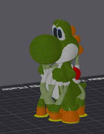 Yoshi / Super Mario - Free 3D Print Model - MakerWorld