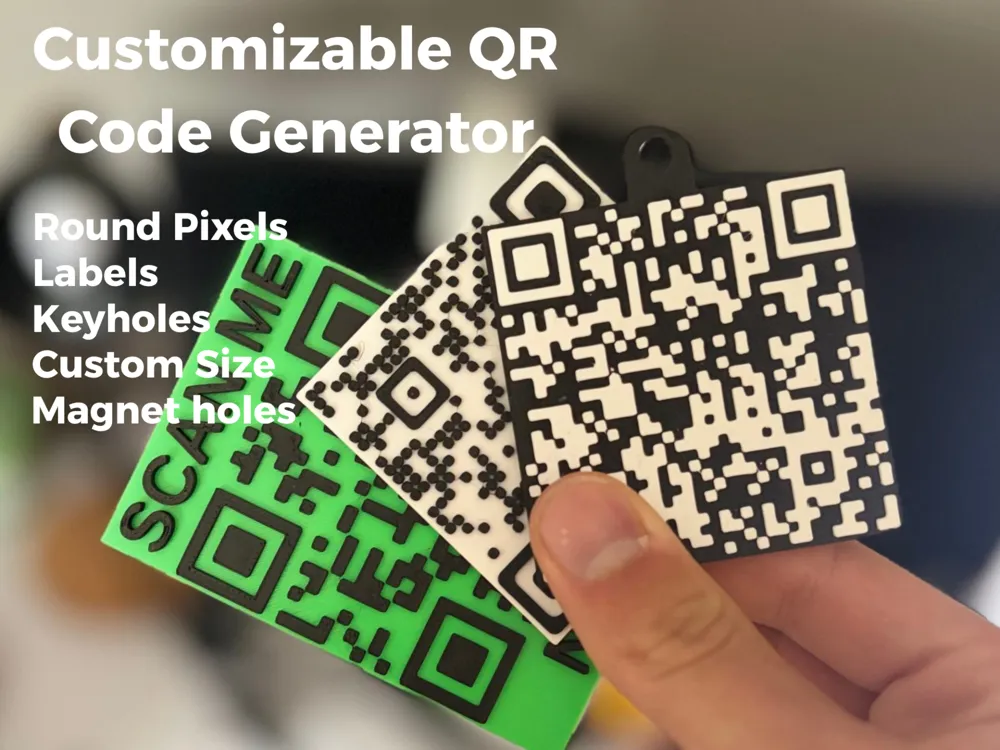QR Code Generator - Free 3D Print Model - MakerWorld