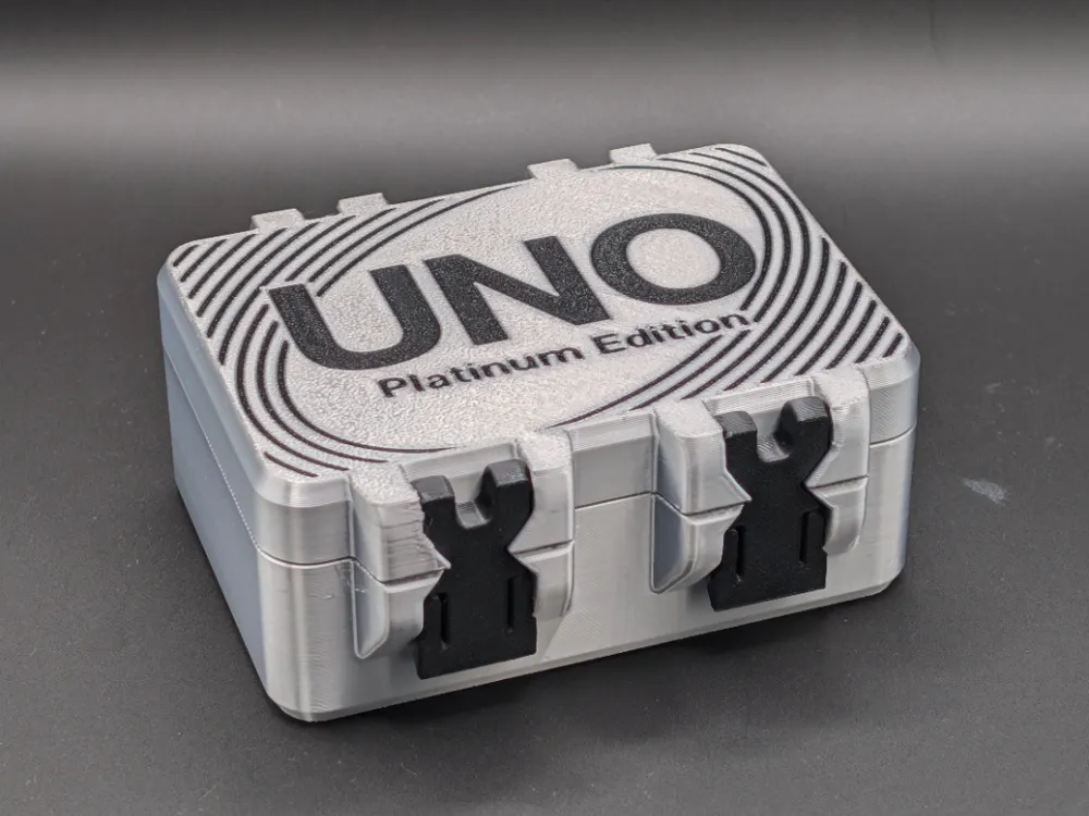 UNO Platinum Card Box - SnapLock - Free 3D Print Model - MakerWorld