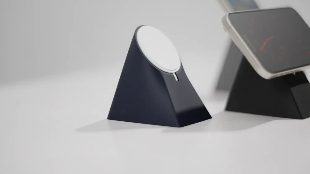 Simple Minimalist iPhone charging stand. Magsafe by Abstractia Design ...