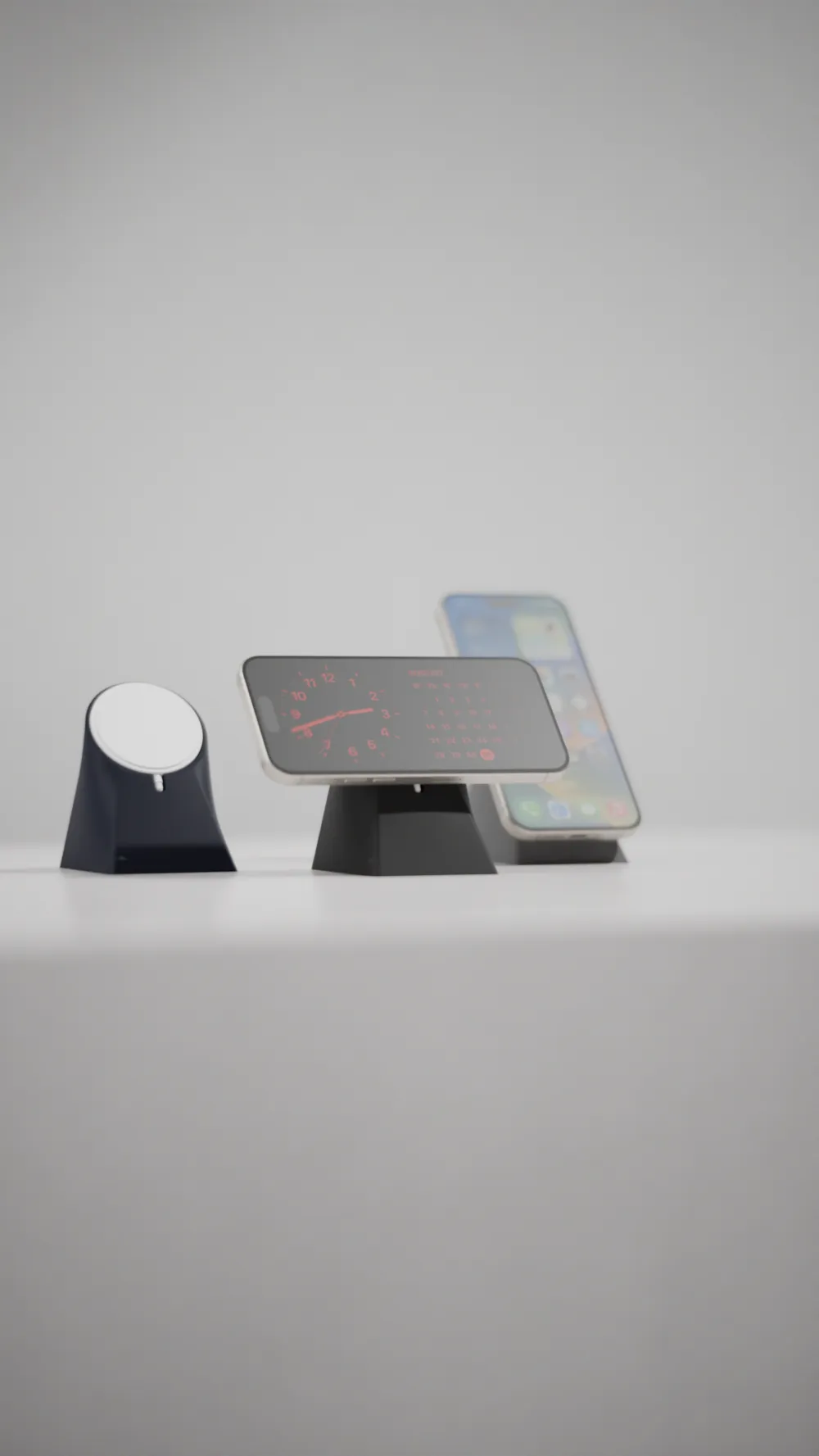 Simple Minimalist iPhone charging stand. Magsafe by Abstractia Design ...