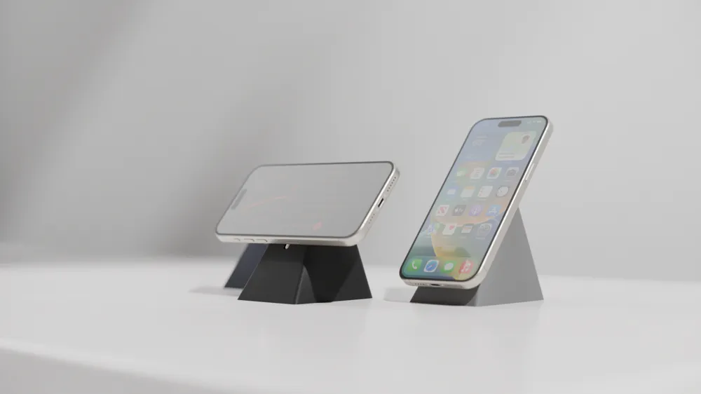 Simple Minimalist iPhone charging stand. Magsafe by Abstractia Design ...