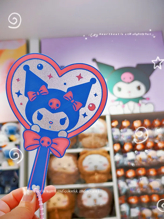 Kuromi Portable Hanging Mini Fan - Free 3D Print Model - MakerWorld
