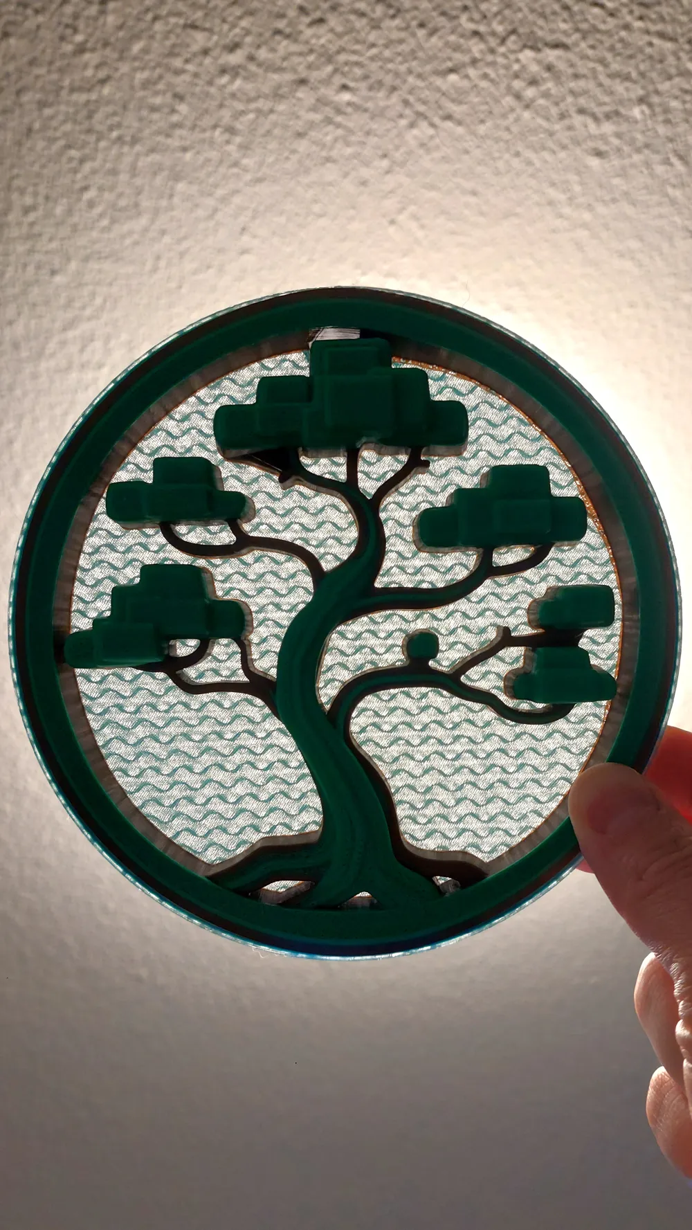 Bonsai Tree Wall Art (With Infill Pattern) - Free 3D Print Model ...