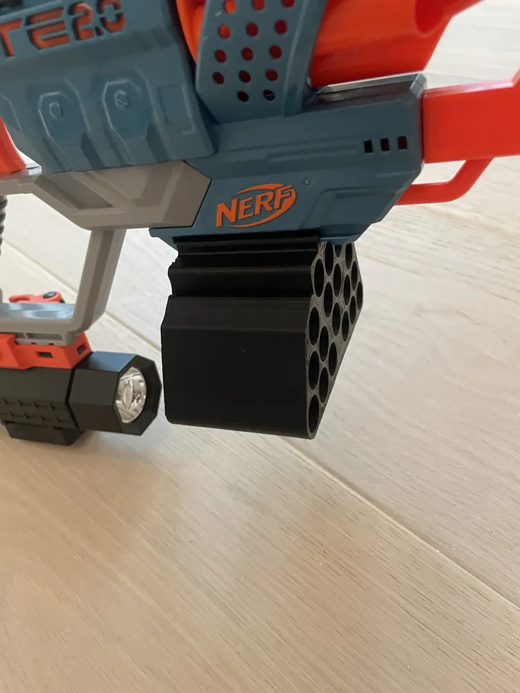 Nerf Commander 2.0 Extra Bullet Holder - Free 3D Print Model - MakerWorld