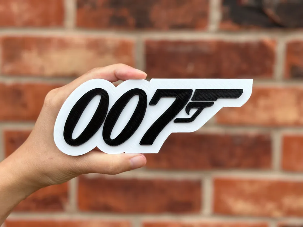 007 Logo - Free 3D Print Model - MakerWorld