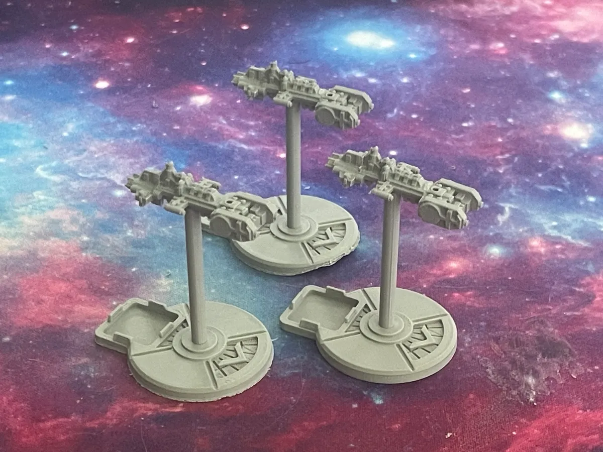 BFG Space Marines Hunter Class Destroyer - Free 3D Print Model - MakerWorld