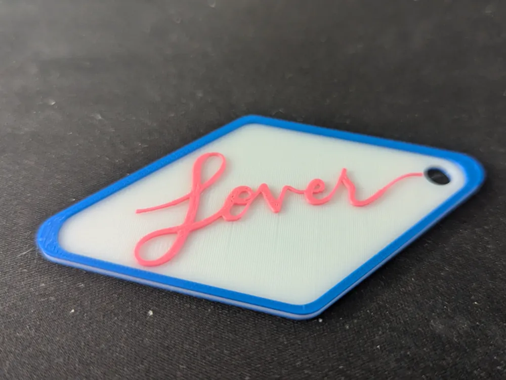 Lover Keychain (Taylor Swift) by quadglacier MakerWorld: Download Free ...