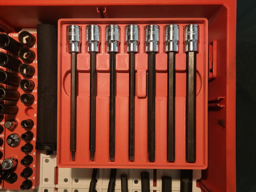 Harbor Freight long hex socket gridfinity - Free 3D Print Model ...