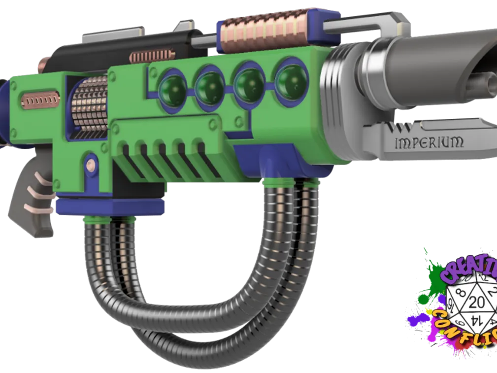 WH40K - HellGun N (Lightable) Hot Shot Las Gun - Free 3D Print Model ...