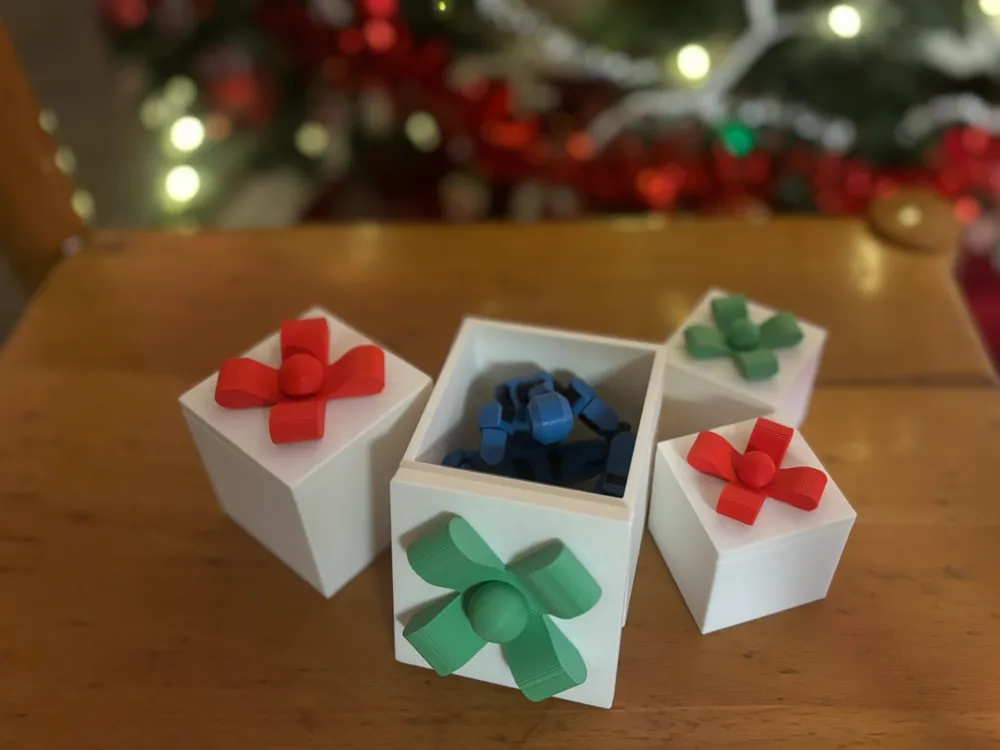 Cute Christmas Gift Boxes by KtrlZed - MakerWorld