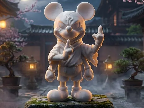 Sukuna Mickey Mouse - Jujutsu Kaisen - Free 3D Print Model - MakerWorld