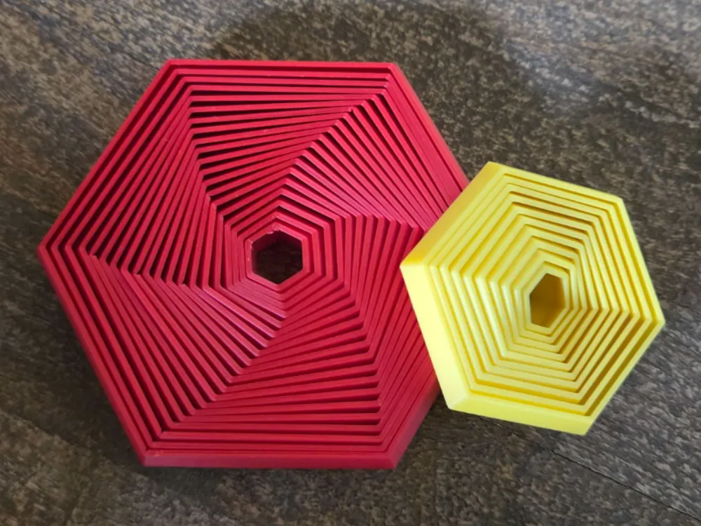 Hexafidget Toy, multiple sizes. Free Commercial - Free 3D Print Model ...