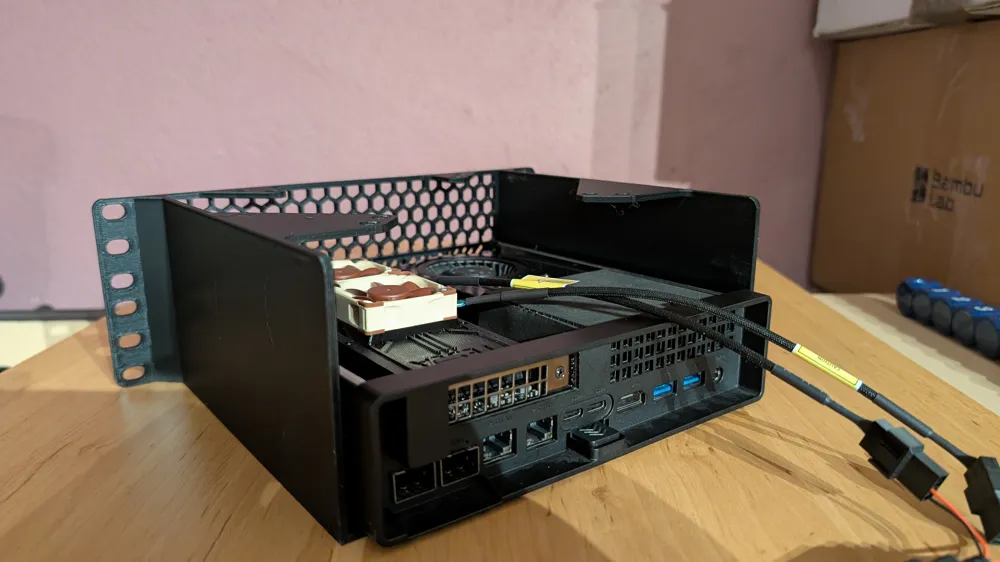 Minisforum MS-01/MS-A1/MS-A2 10 inch 2u rack mount by bastian123f ...