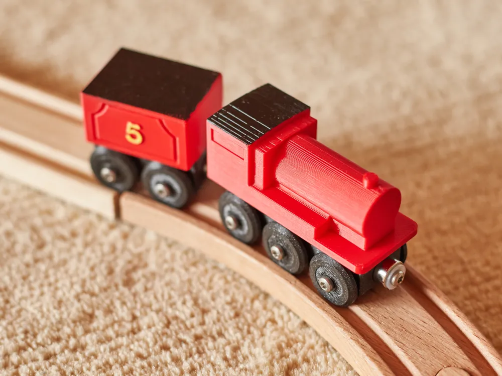James Toy train Thomas (BRIO / IKEA compatible) by technerd - MakerWorld