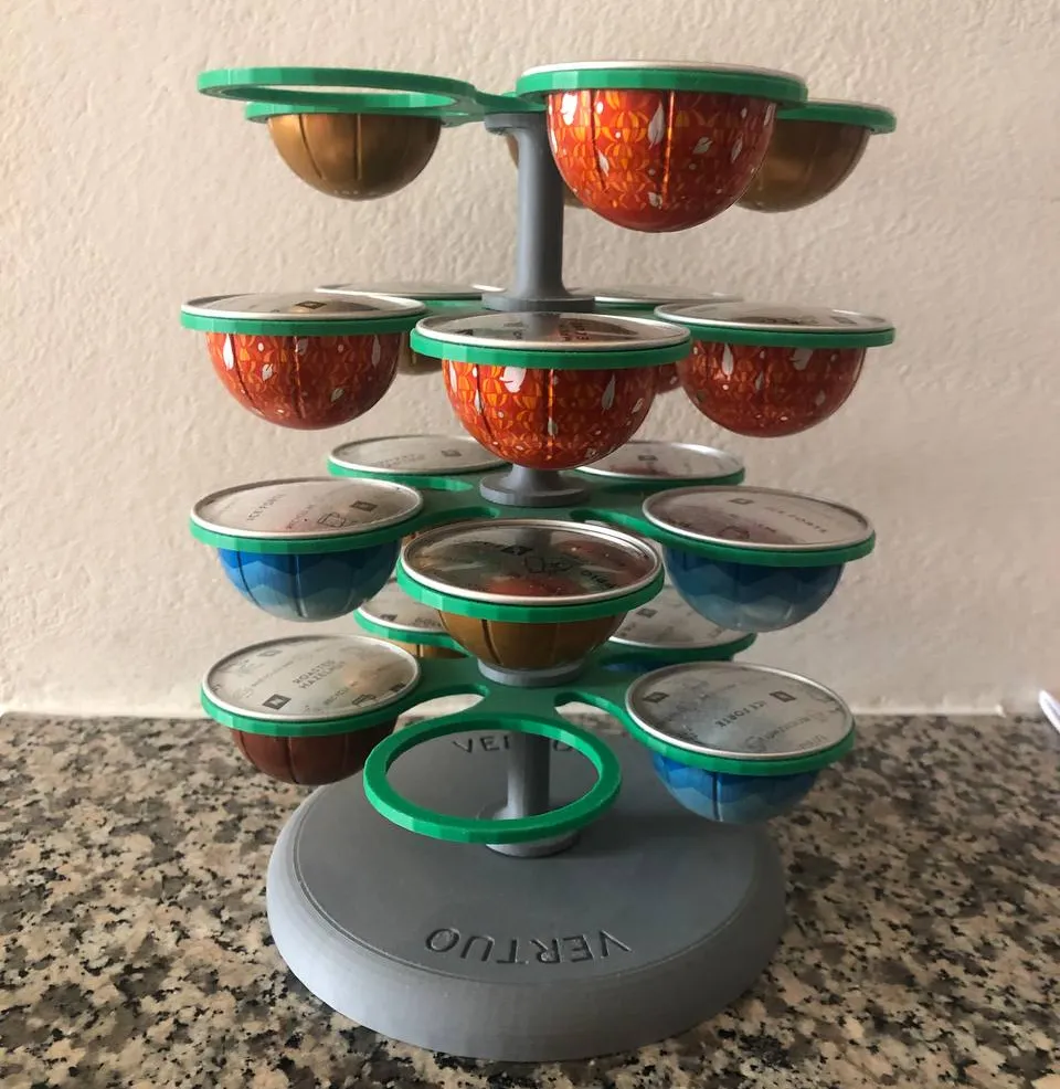 Rotating Vertuo Capsule Display by Artisan Printings - MakerWorld