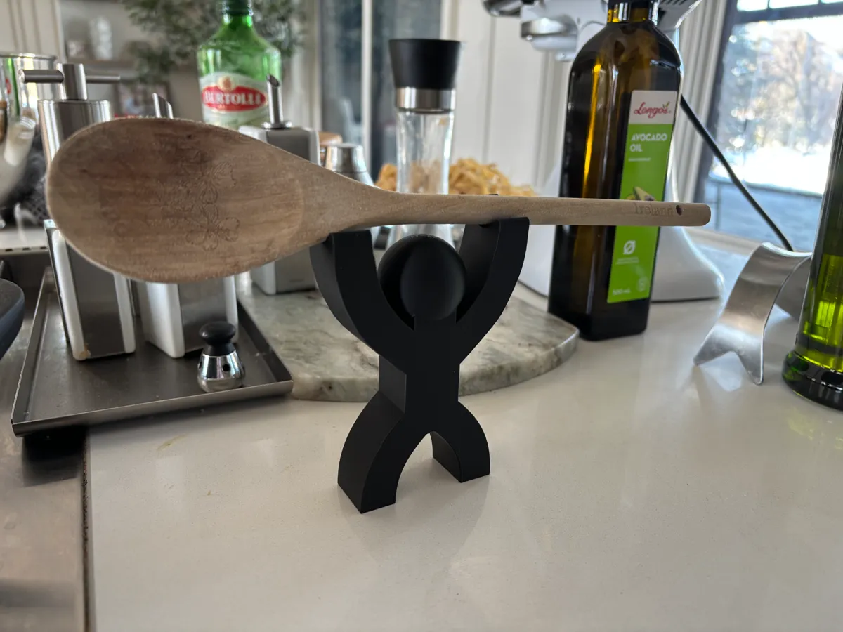 Descanso de Colher Boneco Palito - Modelo gratuito para impressão 3D ...