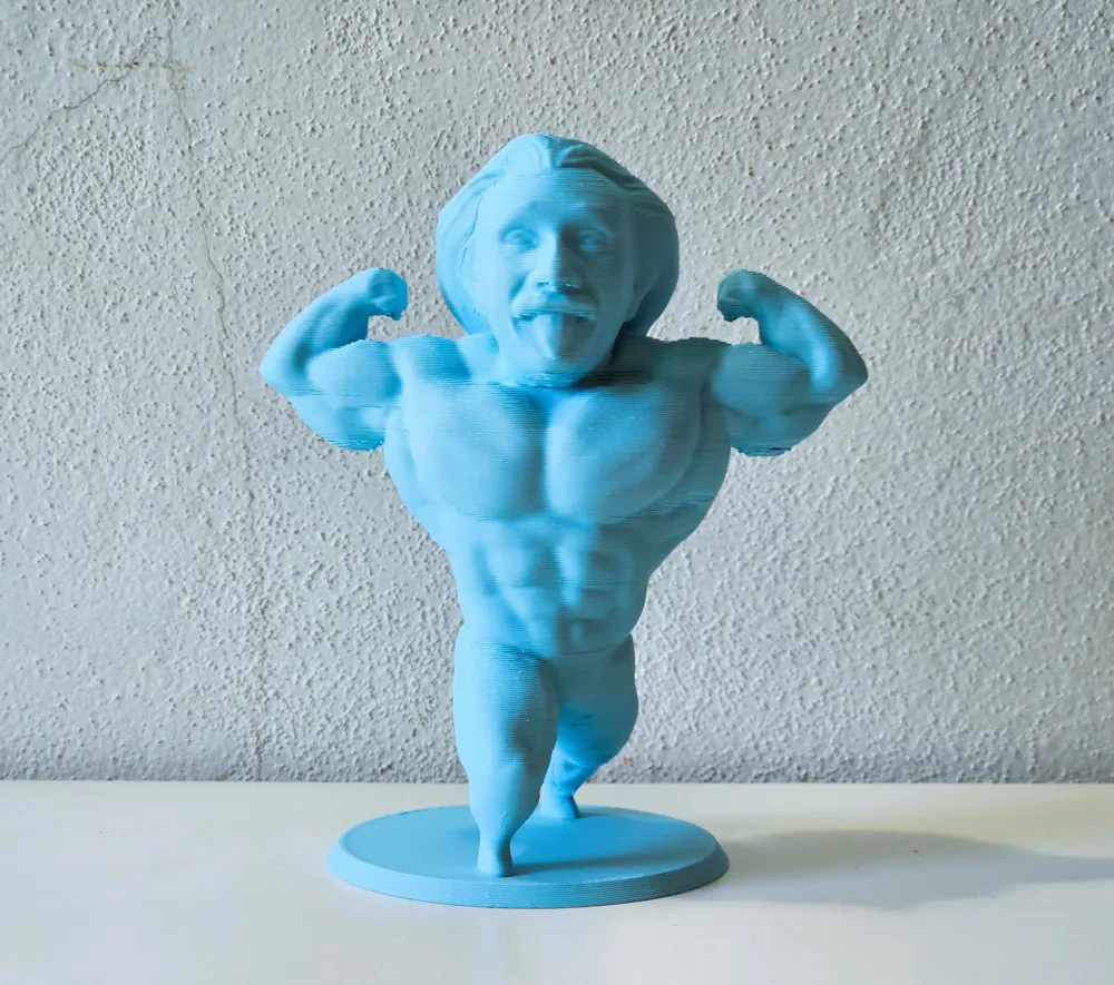Albert Einstein buffed figure Remixed by dubmehard - MakerWorld
