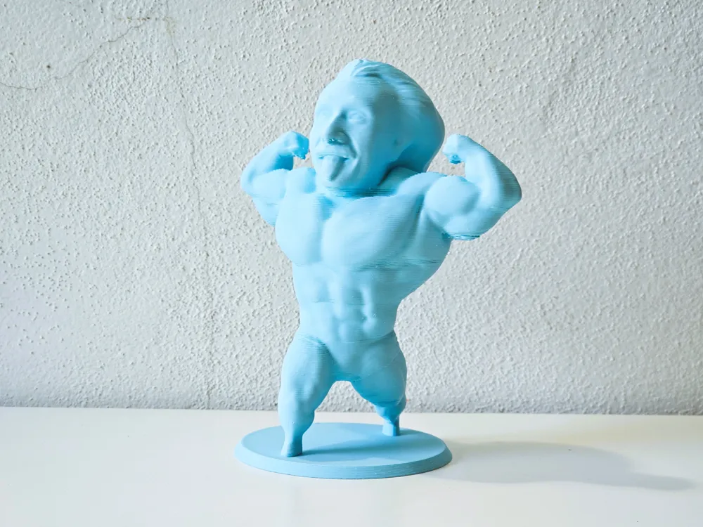 Albert Einstein buffed figure Remixed by dubmehard - MakerWorld