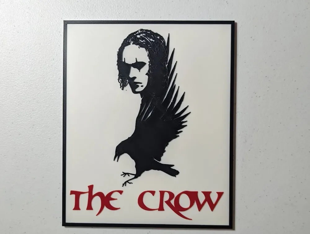 The Crow Plaque by Design•Slice•Print Studio MakerWorld: Download Free ...