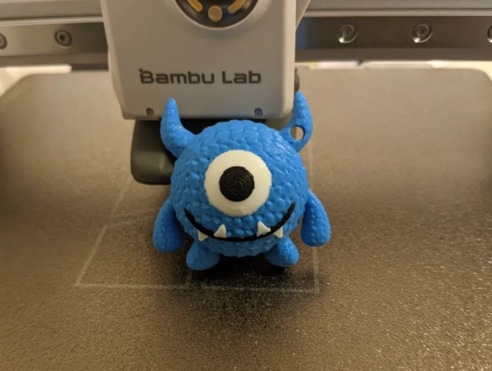 Monster Crochet Keychain by Dodo7o7 - MakerWorld