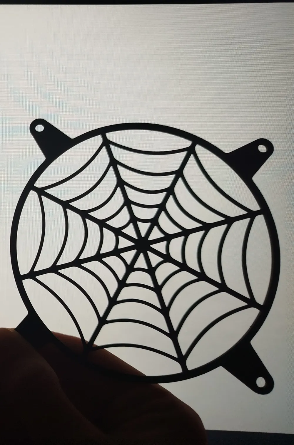 Cobweb - 120mm PC fan cover by sniki MakerWorld: Download Free 3D Models