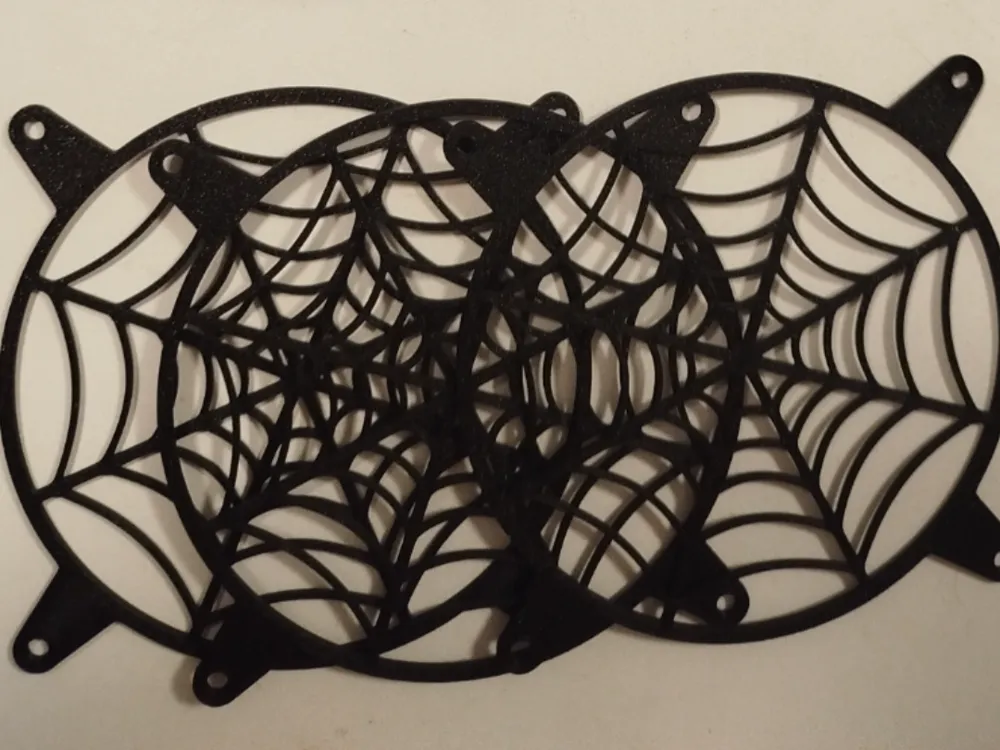 Cobweb - 120mm PC fan cover by sniki MakerWorld: Download Free 3D Models