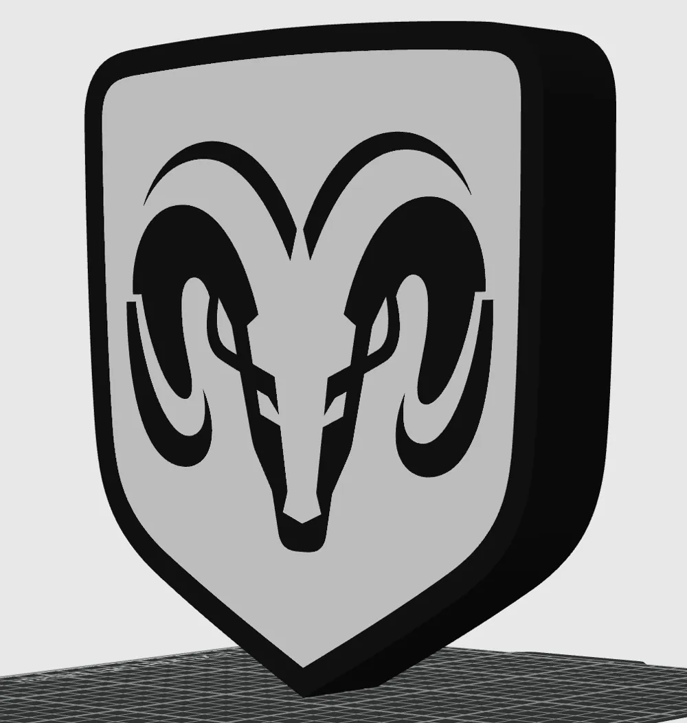 Ram Logo Light Box by JJ3D Prints - MakerWorld