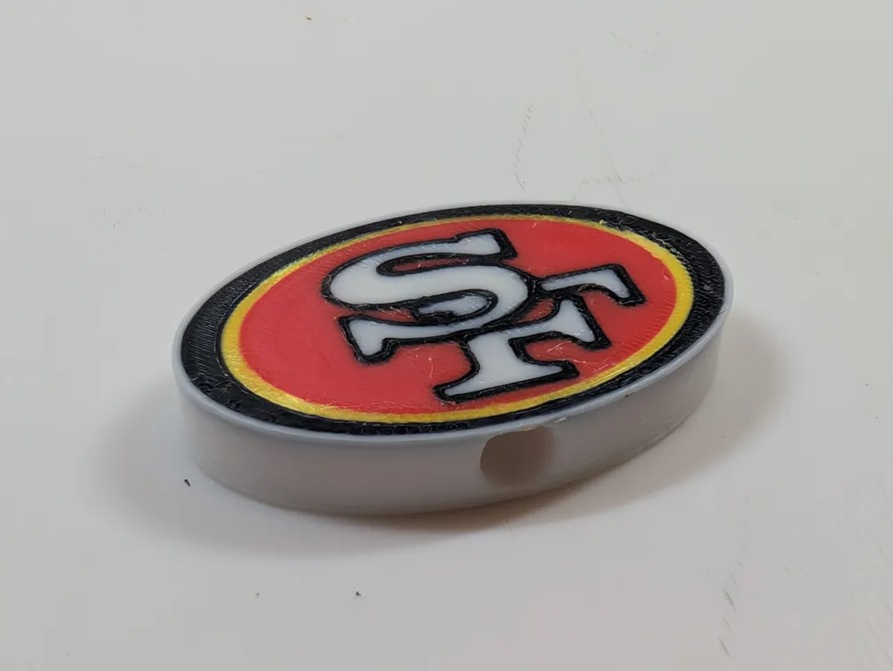 San Francisco 49ers Drawstring Charm by sidbarret007 MakerWorld ...
