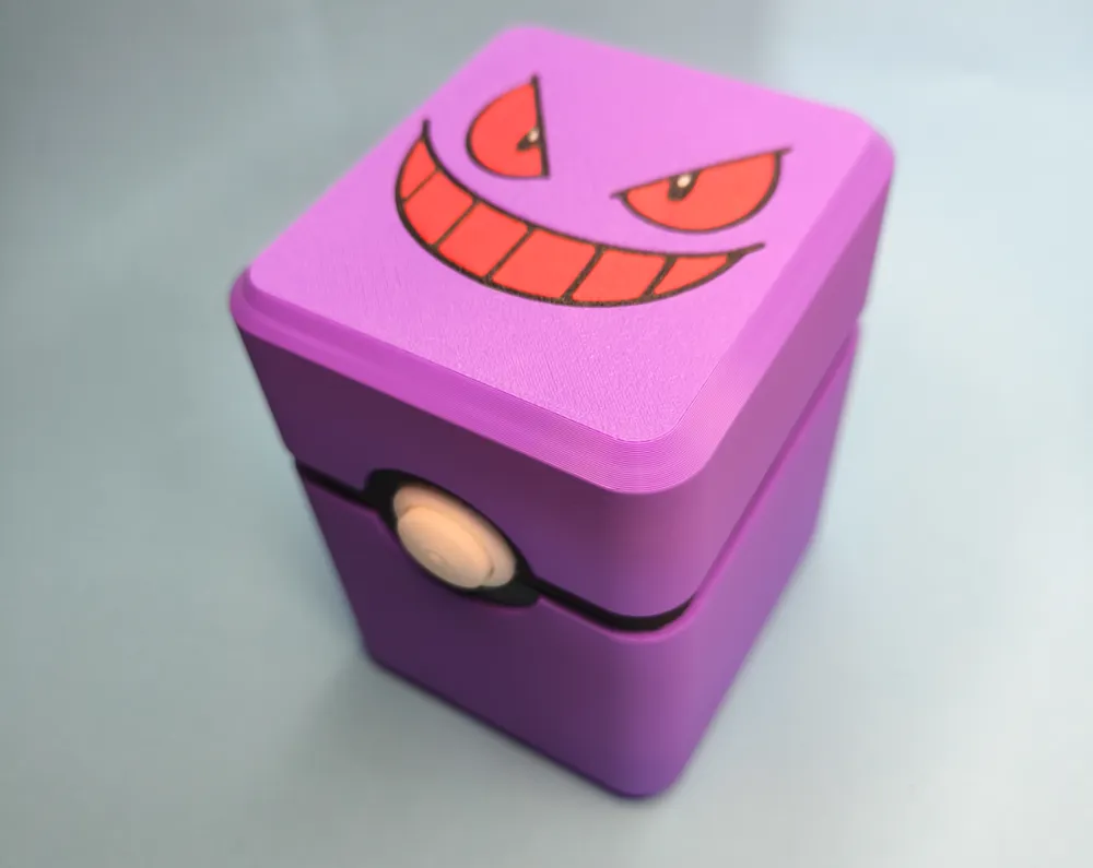 Gengar Pokemon Deck Box by Andurel MakerWorld: Download Free 3D Models