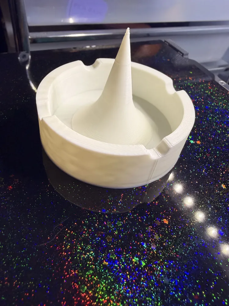 The 25g Debowler | Ultra-Light Spike Ashtray - Free 3D Print Model ...