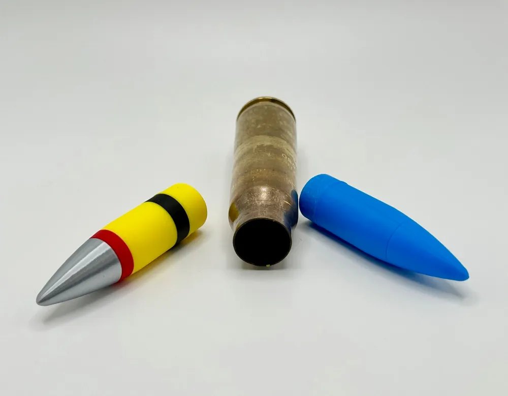 F15, F16, and F18 - 20 MM Ammo - PGU 27, PGU 28 - Free 3D Print Model ...