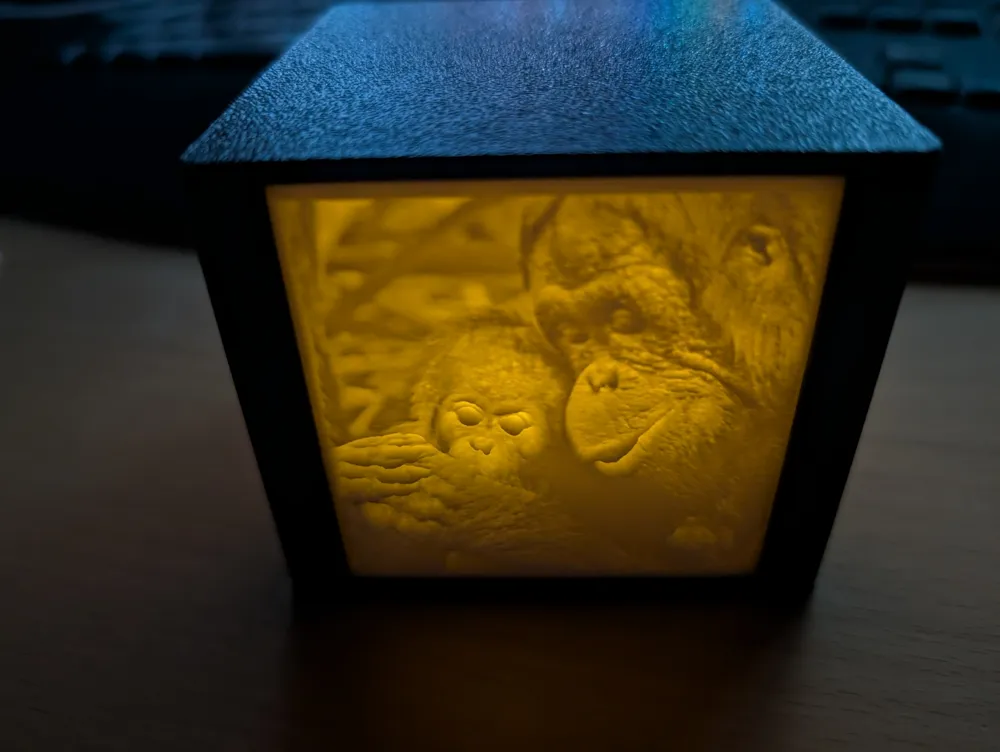 4 sided 64x64mm Lithophane Tealight Base and Lid - Free 3D Print Model ...
