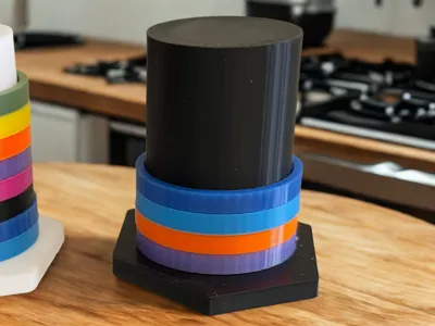 Kids Reward Tower with removable rings - Free 3D Print Model - MakerWorld