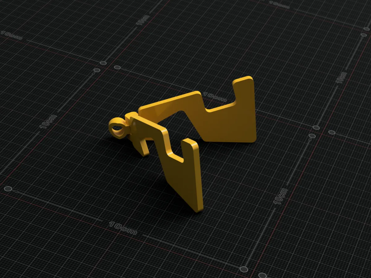 Keychain Phone Stand - Free 3D Print Model - MakerWorld