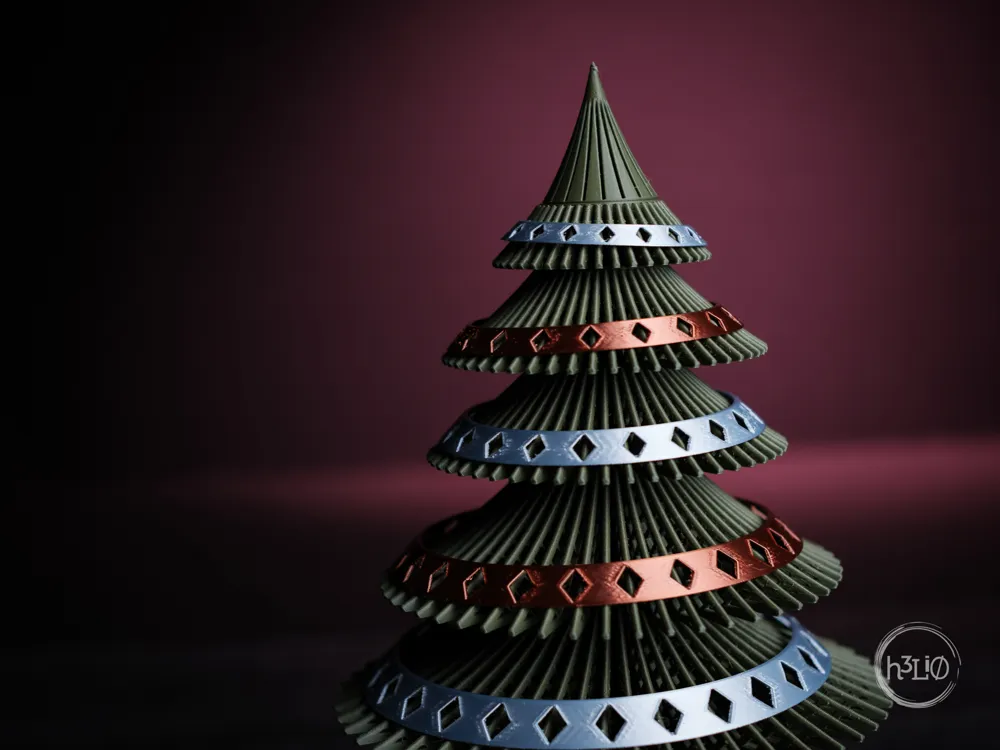 sapin de Noël par h3li0 MakerWorld : Téléchargez des Modèles 3D Gratuits