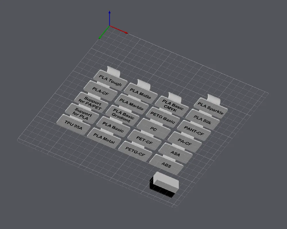 RepRack Labels for Bambu Lab Filament Remixed by schiko - MakerWorld
